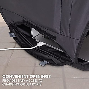 RitzGear Laptop Sun Shade | Portable Compact Anti-Glare Screen Hood, Tent & Carry Case for 17” Computer, Tablet & Smartphone | Light Reflective Shield & Waterproof Privacy Cover for Working Outside