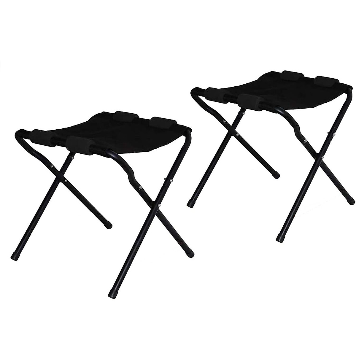 Onefeng Sports 150LBS Foldable Kayak Stand Kayak Storage Rack Ground Storage Stand Rack Perfect for Getting Your Boat of Ground for Easy Storage - Designed with Black Cloth Like Chairs