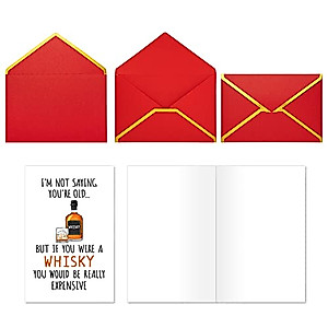 30th 40th 50th 60th Birthday Card for Women Men - Funny Bday Greeting Card for Friend Brother Son, Gag Card Gifts for Him