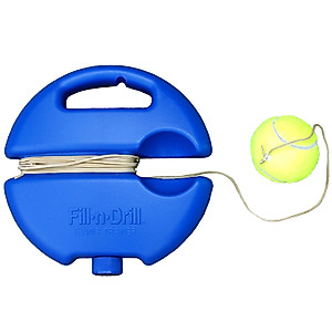 Tourna Fill & Drill Tennis Trainer, The Original Patented Water-Filled Base Tennis Trainer