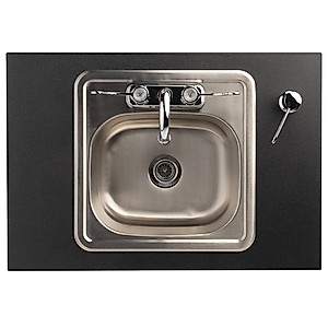 Ozark River Portable Sinks Premier Maple - Portable Handwashing Station - Portable Sink For Washing Hands - Portable Sink With Hot And Cold Water With Water Tank