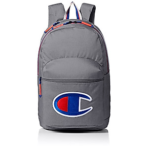 Champion unisex adult Supercize Backpacks, Grey, One Size US