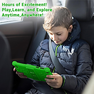 Contixo Kids Tablet V10, 7-inch HD, Ages 3-7, Toddler Tablet with Camera, Parental Control, 32GB,WiFi, Learning Tablet for Children with Teacher's Approved Apps, Kid-Proof Case & Stylus, Green