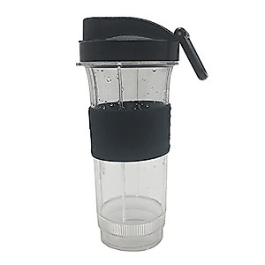 joystar Replacement 22oz Cup and Extractor Blade with to go lid Replacement Set - Large Accessory Part Compatible with Original Magic Bullet Blender MB 1001 /MB 1001B/MBR-1701 /MBR-1702 /MBR-1101