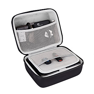 BOVKE Hard Drive Case for WD Elements My Book Seagate Expansion Desktop External Hard Drive HDD 6TB 8TB 10TB 12TB 14TB 16TB 18TB, 3.5 Inch Portable Desktop HDD Carrying Case, Black