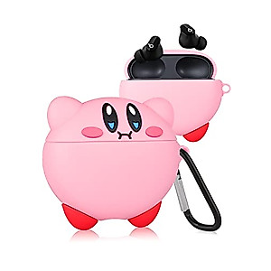 Jowhep Case for Beats Studio Buds Cartoon 3D Design Cute Silicone Cover Fashion Kawaii Funny Cool Fun Unique Wireless Powerbeats Cases for Beats Earbuds Headphones for Girls Boys Teen