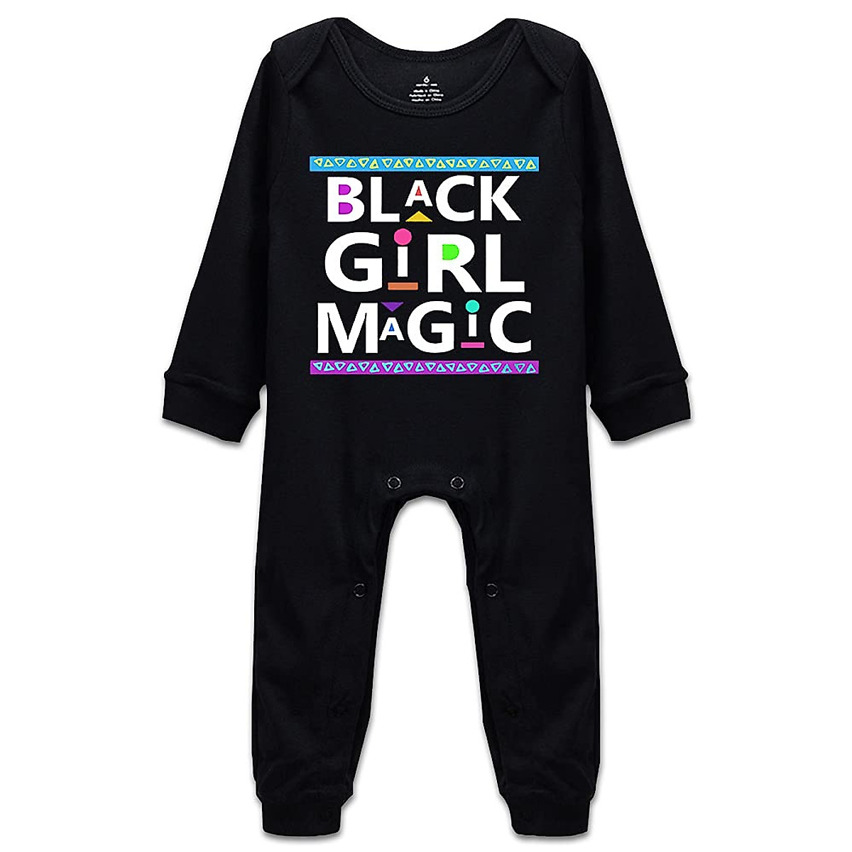 DOQOSESHY Black Girl Magic Infant Toddler Climbing Bodysuit 0-24 Months Outfit Jumpsuit