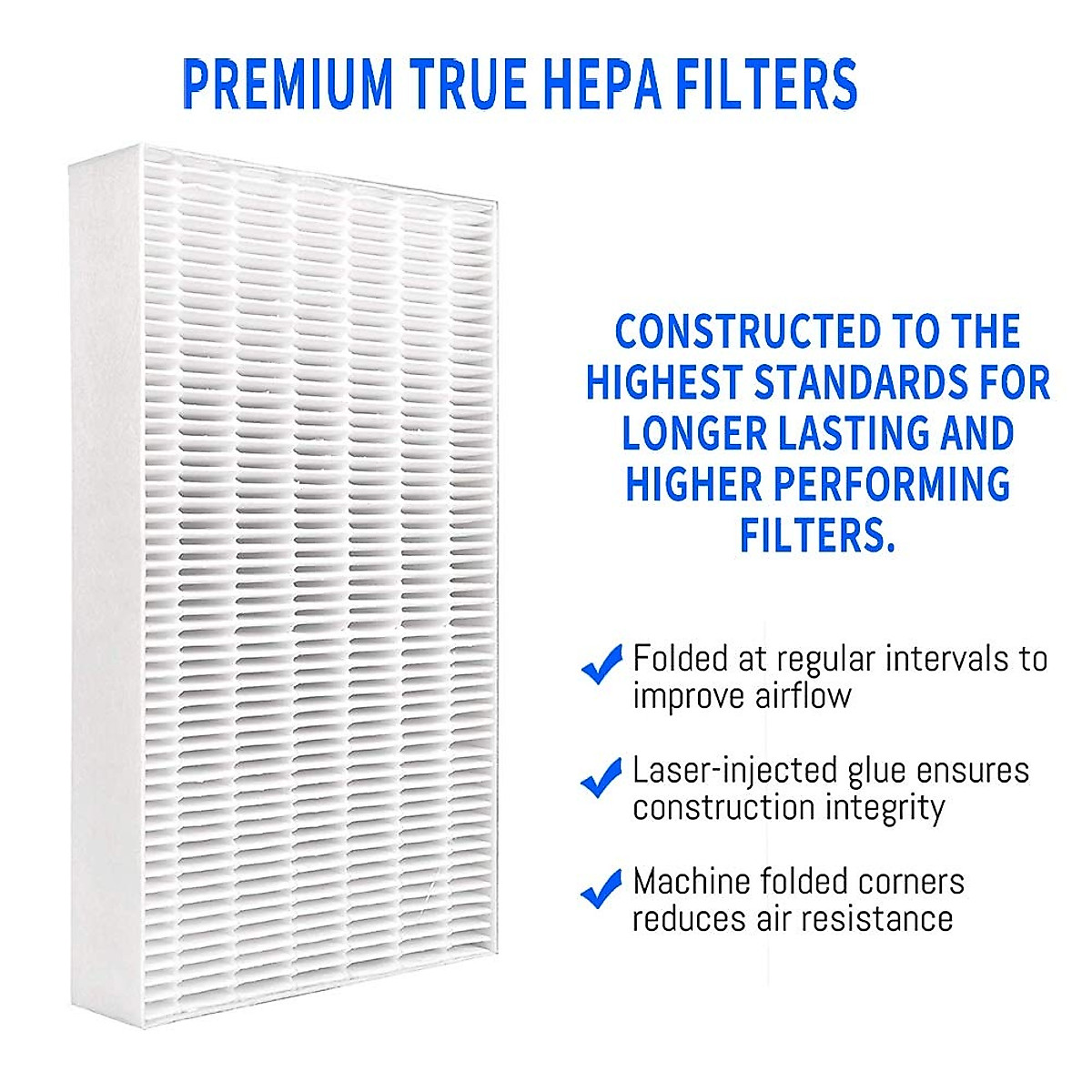 HPA300 Compatible HEPA Filter Set | 3 HEPA Filters & 1 Pre-Cut Activated Carbon Pre Filters