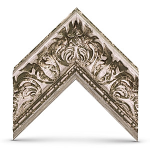 Frame My TV Deco TV Frames - Tuscan Silver Smart Frame Compatible ONLY with Samsung The Frame TV (43", Fits 2021-2024 Frame TV)