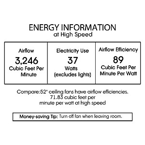 Warehouse of Tiffany CFL-8353RB Gliska 52-Inch 5-Blade Rustic Bronze Lighted w Crystal Shade Ceiling Fan, Brown