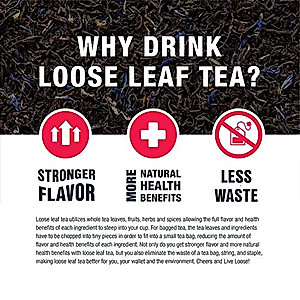 Tiesta Tea - Loose Leaf Tea Filters, 100 Count, Disposable Tea Infuser, 100% Natural Unbleached Paper, Steeps Hot Tea, Iced Tea & Coffee, Eco-Friendly, Single Serve Filter for one Cup, Empty Tea Bags