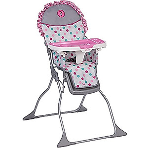 Disney Baby Simple Fold Plus High Chair, Minnie Dot Fun
