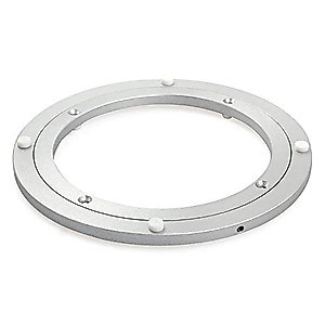 Dailydanny Aluminum Heavy Duty Lazy Susan Rotating Turntable Bearing Swivel Plate Hardware for Dining-Table (8 inch)