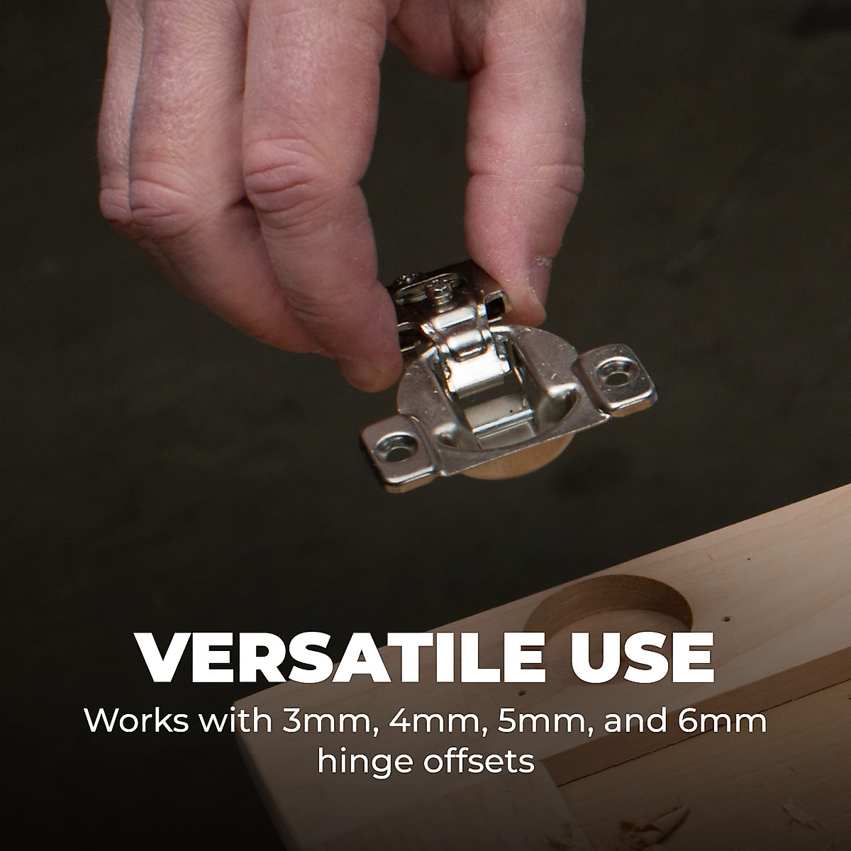 Kreg KHI-HINGE Concealed Hinge Jig - Drill Perfect Holes for Cabinet Hinges & Hardware Installation - Cabinet Door Hinge Tool - Cabinet Hardware Jig