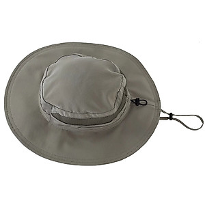 Connectyle Baby Boys Summer Sun Hat UPF 50+ Wide Brim Beach Hat Kids Bucket Fishing Hat S Army Green