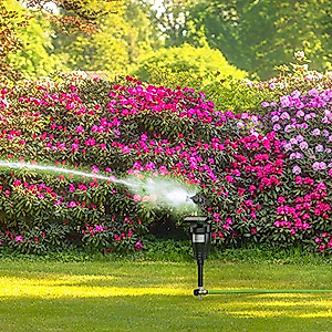 Hoont Cobra Animal Repeller | Outdoor Solar-Powered Motion-Activated Water Blaster with Powerful Jet Spray for Yard, Lawn & Garden | Scare Away Deer, Rabbits, Squirrels, Birds & Other Animals & Pests