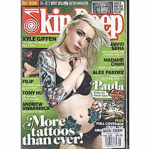 SKINDEEP: THE UK'S BEST SELLING TATTOO MAGAZINE. MORE TATTOOS THAN EVER ! NO228