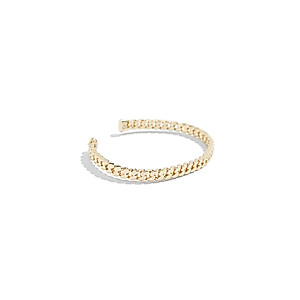 SHASHI Women's Chain Cuff Bracelet, Gold, One Size