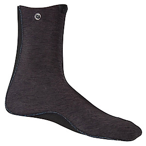 NRS HydroSkin 0.5 Wetsocks (X-Large, Charcoal Heather)