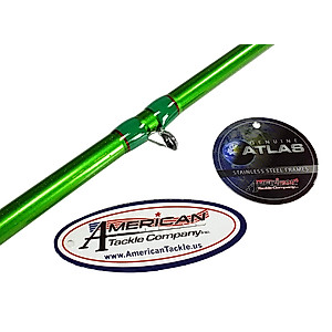 Carrot Stix Casting PRO Wild Wild Green Greenwater Inshore Fishing Rod (7 Foot, Medium Light)