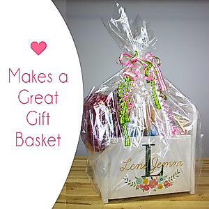 My Bambino Personalized Boho Rainbow Book Caddy Childrens Book Storage Bin