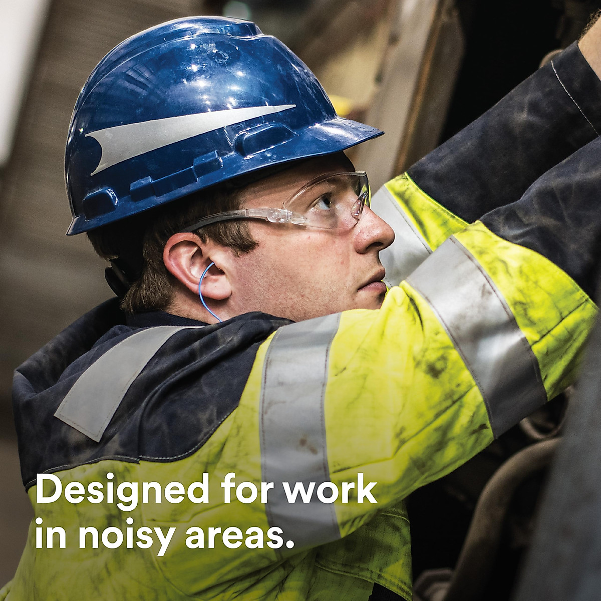 3M Ear Plugs, 200 Pairs/Box, E-A-Rsoft FX 312-1261, Uncorded, Disposable Foam Earplugs, Noise Reduction Rating NRR 33, Drilling, Grinding, Machining, Sawing, Sanding, Welding, 1 Pair per Poly Bag