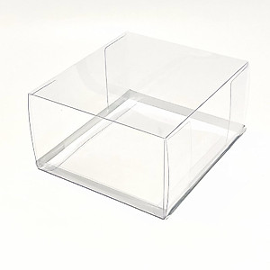 Pokemon Booster Box Protective Case (5 Pack) - Clear Plastic Display Box for Booster Box, Convenient, Stackable Storage Solution for Collectors Gifts Pokemon Cards Protector