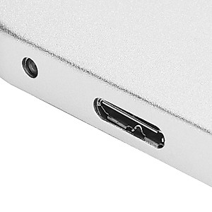 YD0004 USB to 3.0 2.5 Inch Portable Mobile Hard Drive, 80G 120G 250G 320G 500G 1TB 2TB Universal External Hard Drive for Computer Monitors and Laptop, Silver(80G)