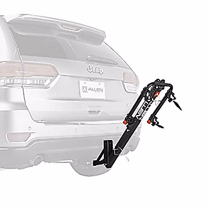 Allen Sports Deluxe 2-Bike Hitch Mount Rack , Silver/Black (522RR)