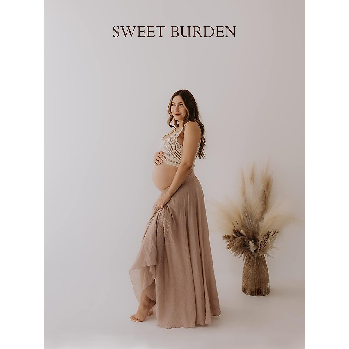 OCHENTA Cotton Long Maxi Skirt Flowy Boho for Summer Beach Goth Fairy Renaissance Weekend Skirts Off White 85CM