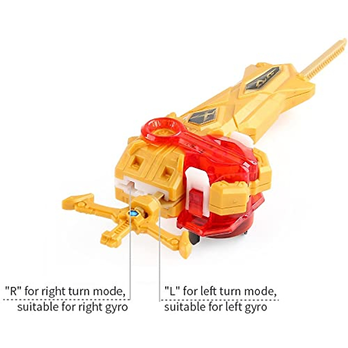 Gyro(B-185) + Launcher Battle Bey Burst Set, Battling Top, Stickers & Launchers Set, Boys Kids Birthday Party Idea 553