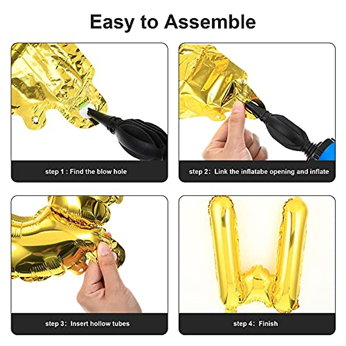 16 inch Happy Birthday Balloons, Birthday Banner, Birthday Decorations, and 12 Pieces Artificial Ivy Garland (Wild One)