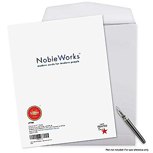 NobleWorks Jumbo Funny Anniversary Greeting Card 8.5 x 11 Inch with Envelope (1 Pack) Large Jumbo Couple, Husband, Wife, Parents Anniversary Congratulations Marriage Secrets J9780