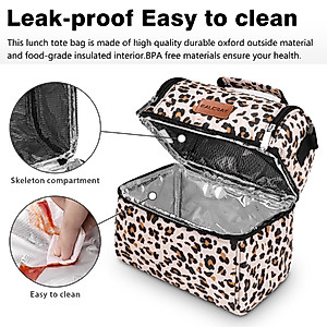 BALORAY Lunch Bag for Women Men Insulated Lunch Box for Adult Reusable Lunch Tote Bag for Work, Picnic or Travel