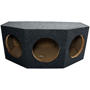 Harmony Audio Kicker Bundle Comp C10 Triple 10" Subwoofer Loaded 1500 Watt Sub Box Enclosure & Harmony HA-A1500.1 Amp