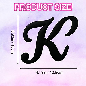 PLLCJB Bag Charms Compatible with Bogg Bag, Alphabet Charm Large Size Letters Decor Rubber Beach Tote Bag Charms Compatible with Bogg Bag Accessories, K