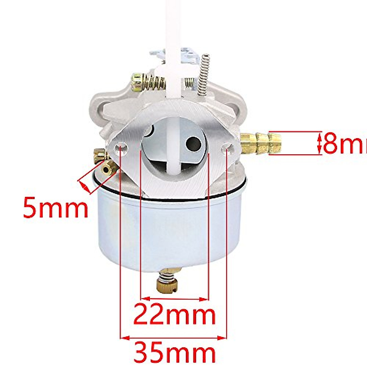 631954 Carburetor for Tecumseh 632371 632371A H70 & HSK70 7hp ARIENS TORO SNOWKING Snow Thrower Blowers Tillers Go-Karts - Replaces Tecumseh 632371 Carburetor (631954)