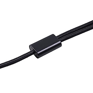 3.5mm to Dual 1/4 Adapter 1/8 to 6.35mm TS Mono Audio Cable Stereo Breakout Cord Y Splitter Compatible with iPhone, iPod, Computer Sound Card, Headphone, Speaker, Home Stereo System, 3.3Feet