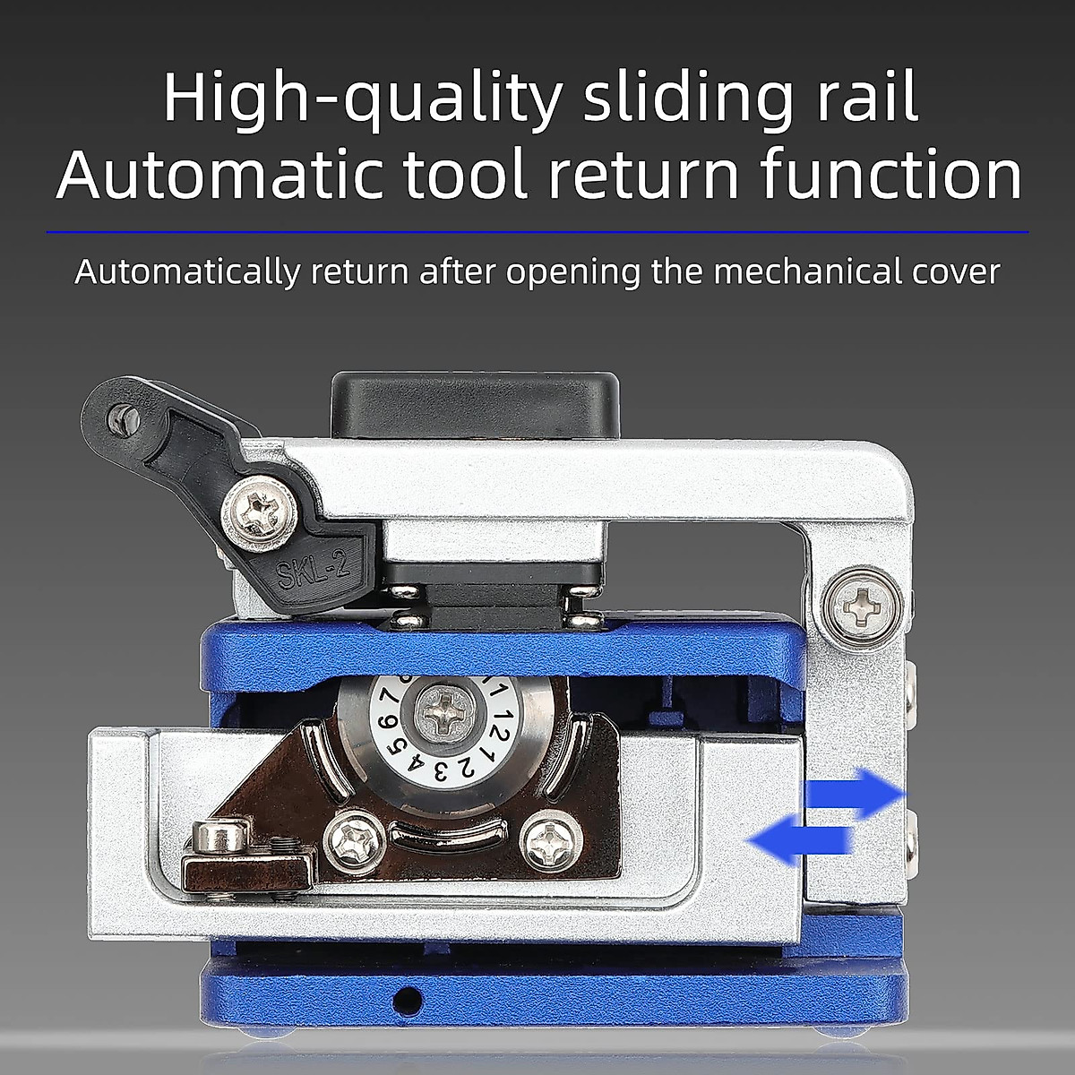 Cruiser FC-6S Optical Fiber Cleaver High Precision Stripping Cutter Tools Cleaves for SUMITOMO with 36,000 Cleaves and Coating Diameter: 250um - 900um