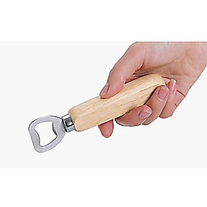 Sanpink Bartender Bottle Openers,Beer Bottle Openers,Cider,Soft Drinks -Wood Handle Handheld (set of 12)