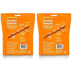 Hartz Oinkies Rawhide-Free Tender Treats Wrapped with Chicken Dog Treats Chews, Highly Digestible, No Artificial Flavors, Perfect for Smaller and Senior Dogs, 36 Count (Pack of 2)