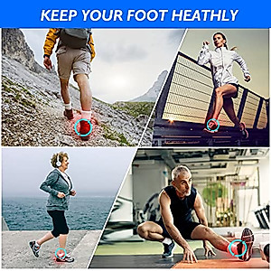 U-pick Ankle Brace for Plantar Fasciitis Support, Compression Sock Adjustable Strap for Heel Spur Achilles Tendonitis & Perineal Tendonitis & Sprained Ankle, Heel Pain Relief (Single/Black)