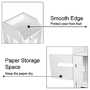 Tall Bathroom Cabinet, Bathroom Storage Accessories Floor Standing Waterproof Cabinet Bathroom White Robust Bathroom Furniture Bathroom Toilet Silm Shelf Bathroom Organizer Tall Cupboard Storage Rack
