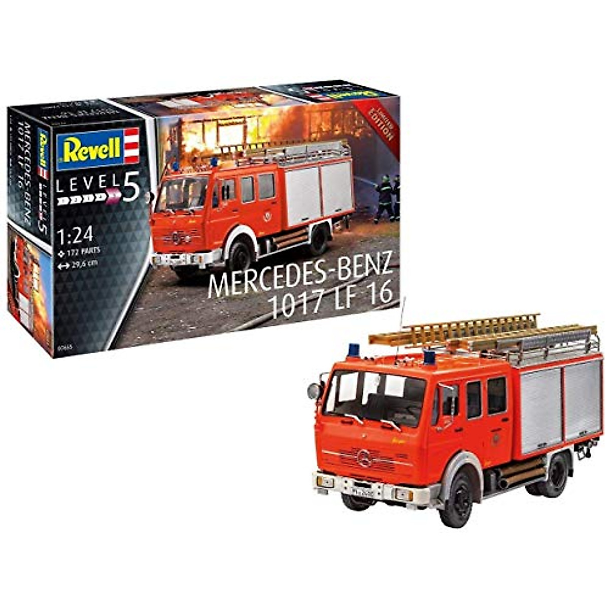 Revell Mercedes Benz 1017 LF16 Fire Engine (07655)