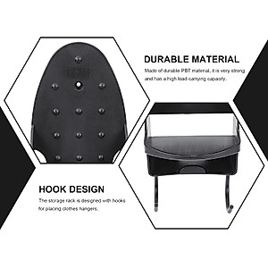 Iron Storage Rack Electric Iron Hanger Ironing Board Shelf Two-in-one Iron Holder Ironing Board Rack Iron Holder Wall Mount Ironing Board Hanger Electric Iron Holder