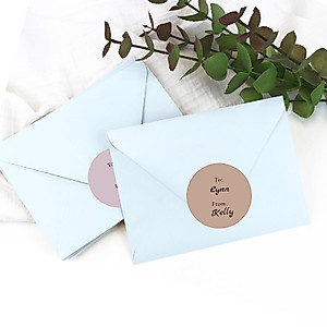 Anwyll to from Tags Stickers,120Pcs 2.5Inch Gift Tags Labels Stickers,Boho to and from Name Tags Stickers,Self-Adhesive Present Labels Stickers for Gift Canning Bag Christmas Birthday Party Wedding