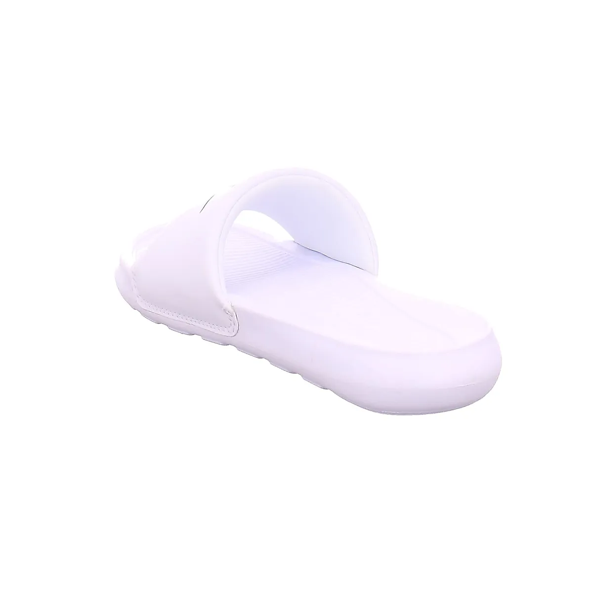 Nike Women's Victori One Slides Sport Sandal, White/Black-White, 8