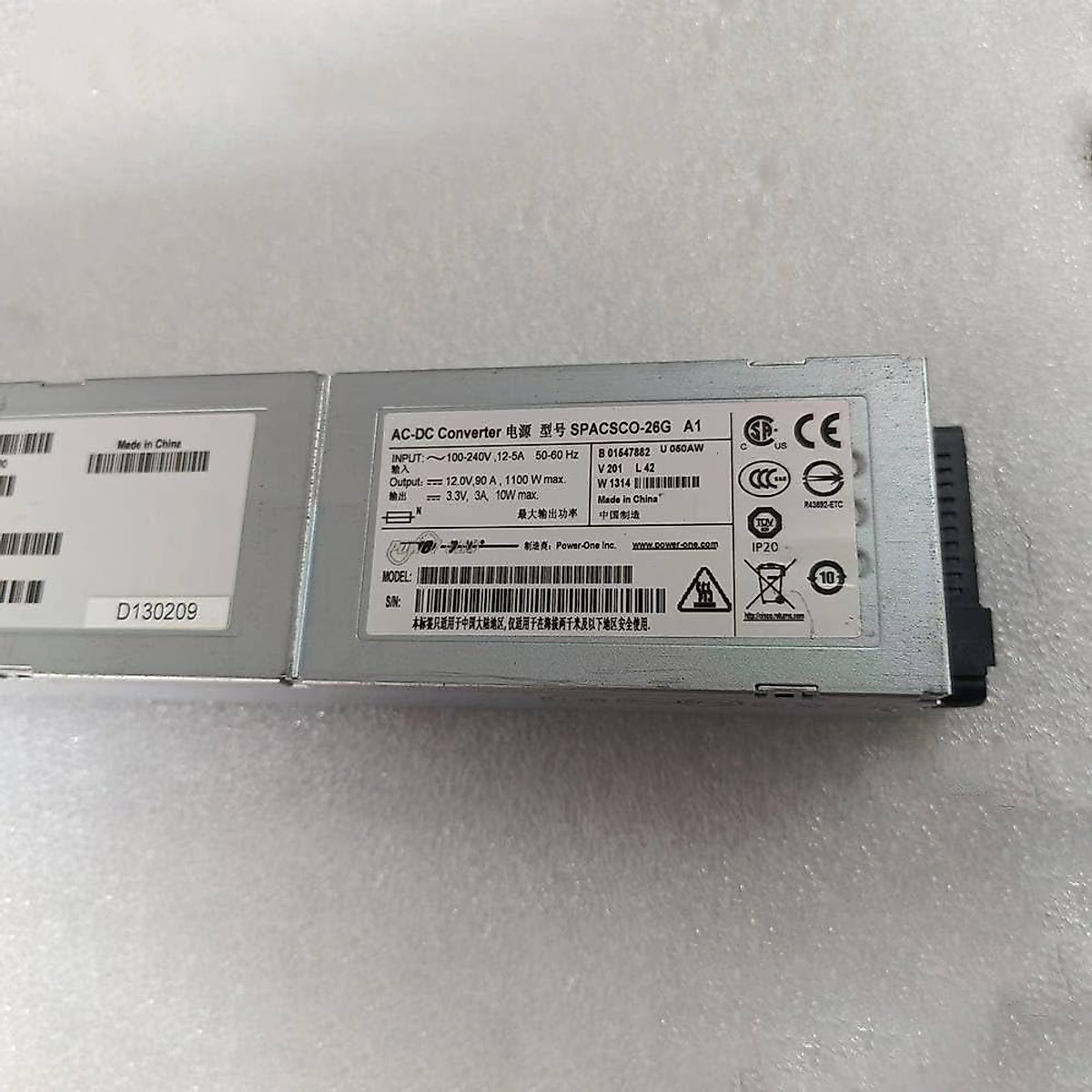 for SPACSCO-26G A1 N55-PAC-1100W 341-415-01 Switch Power Supply