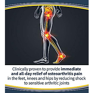 Dr. Scholl's ARTHRITIS Pain Relief Orthotics // Clinically Proven Immediate Relief of Osteoarthritis Pain in Feet, Knees and Hips for Women's 6-10