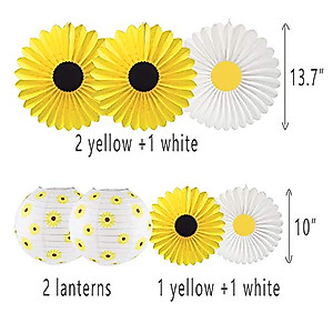 CHRORINE Sunflower Party Decorations, Sunflower Birthday Party Baby Shower Bridal Shower Wedding Decorations, Baby Shower Birthday Party Supplies